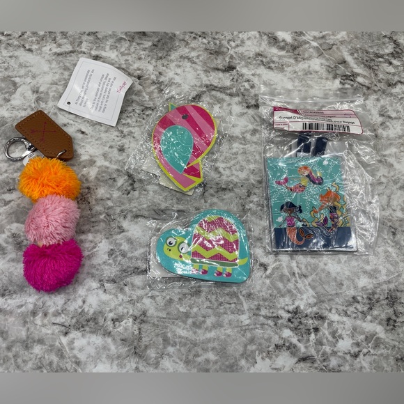 thirty-one | Accessories | Thirtyone Pom Pom Keychain Nail Files ...